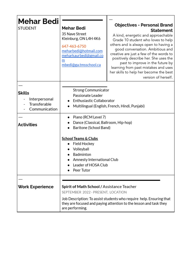 Mehars Resume | PDF | Behavior Modification | Learning