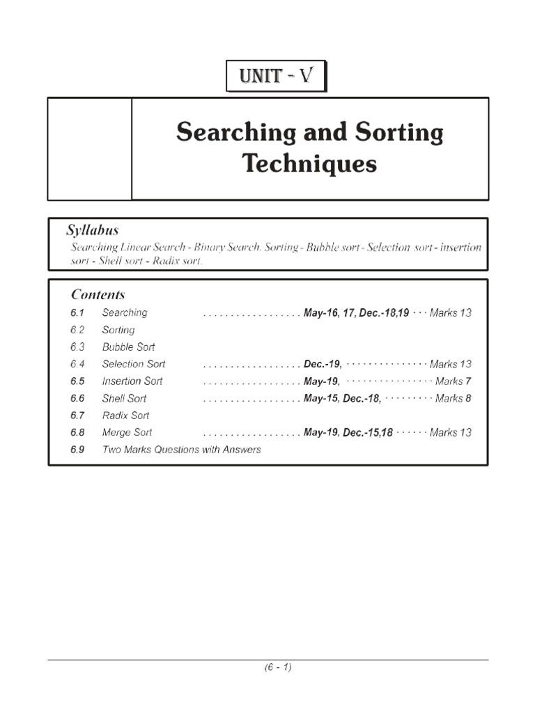Data Structures-Unit 5 Notes (2) - Compressed | PDF | Computer Data ... Data Structures-Unit 5 Notes (2) - Compressed | PDF | Computer Data ...