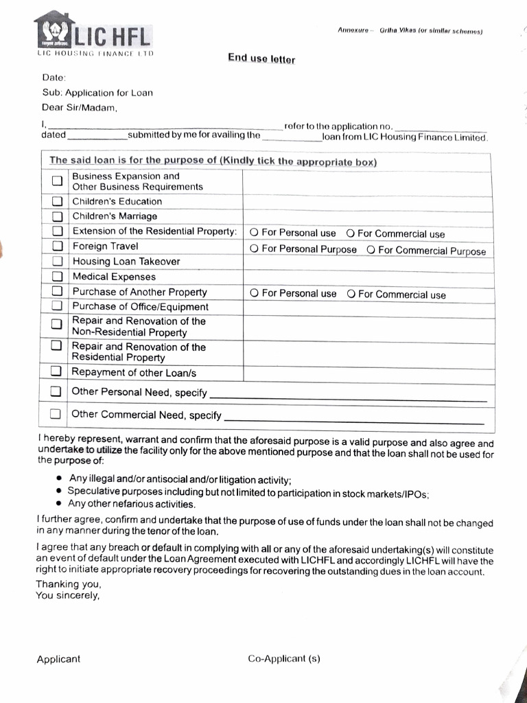End Use LTR | PDF | Private Sector | Financial Services