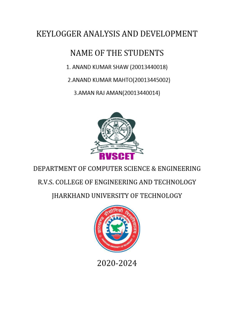 1.cover Page | PDF | Technology & Engineering