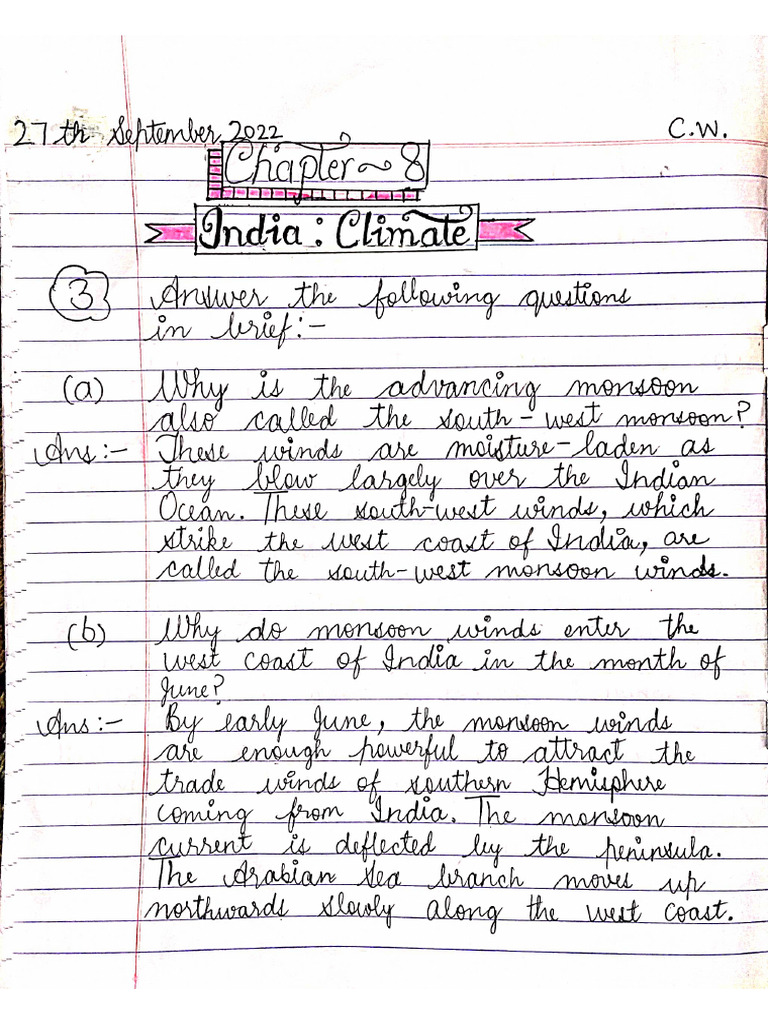 Geography Ch-8 | PDF