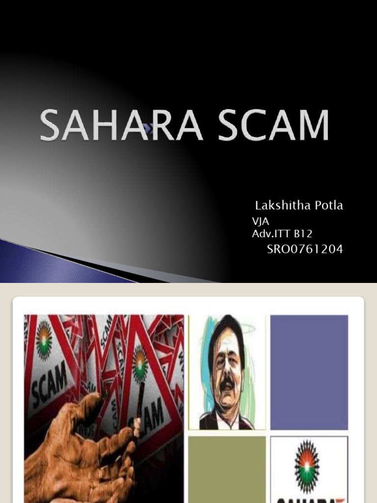 Sahara Scam | PDF | Securities (Finance) | Private Sector