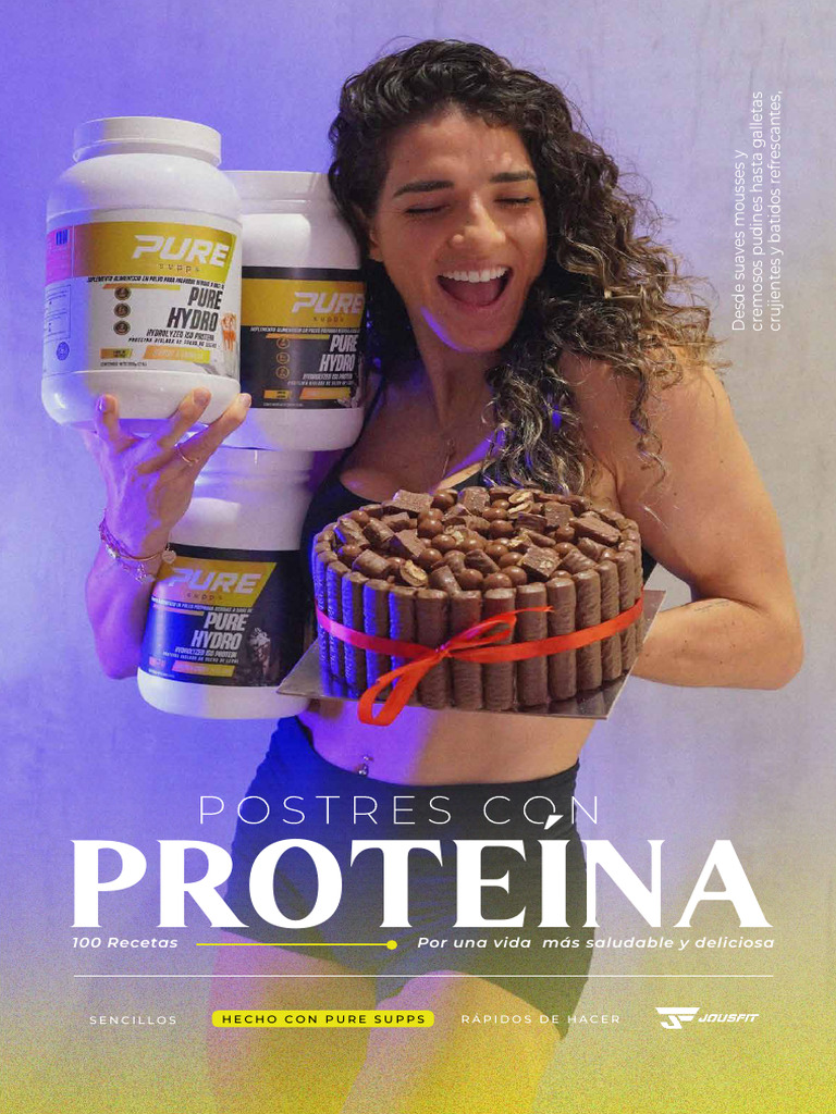 100 Postres Saludables con Proteína | PDF | Chocolate | Cocinando