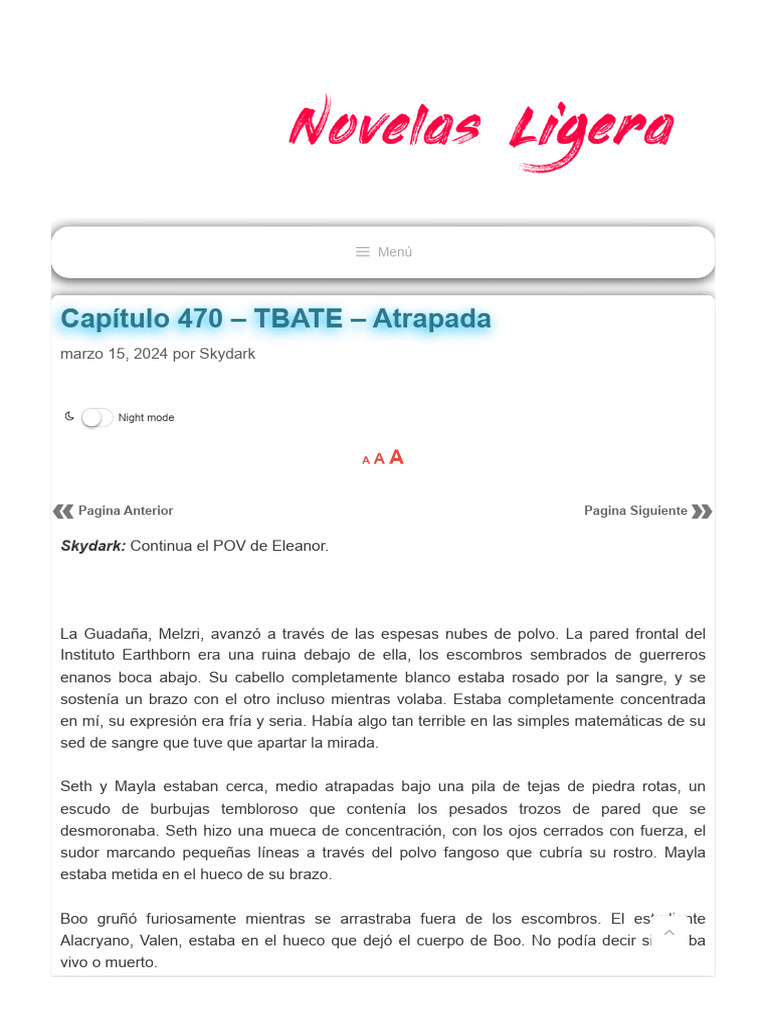 Capítulo 470 - TBATE - Atrapada | PDF
