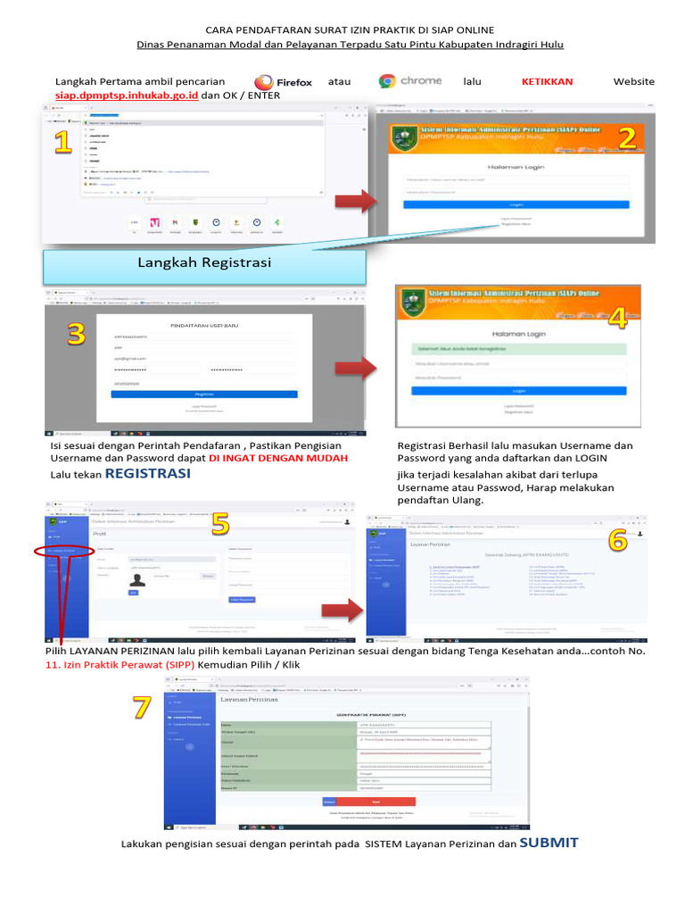 Panduan Online Dan Permohonan Sip | PDF