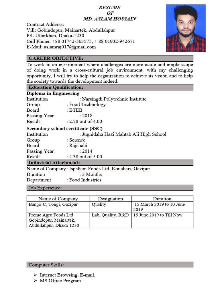 Md. Aslam Hossain | PDF