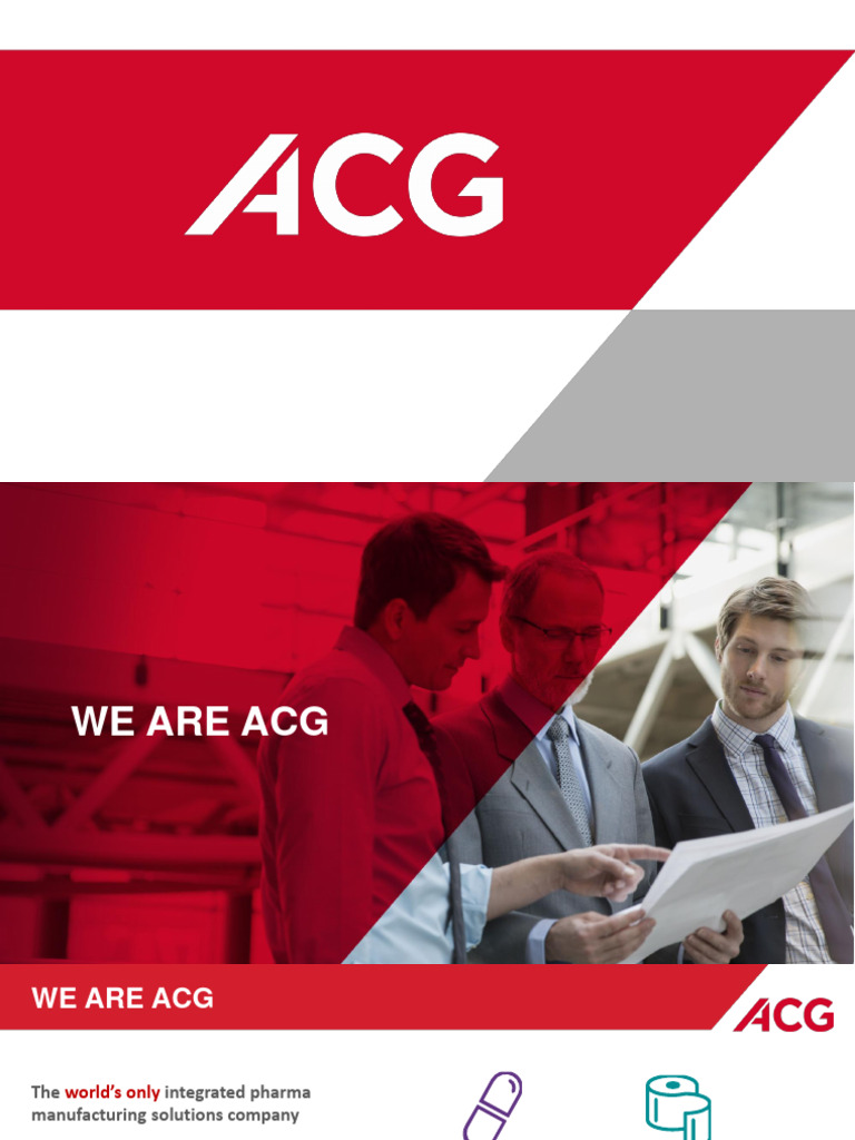 ACG - Corporate Presentation | PDF | Tablet (Pharmacy)
