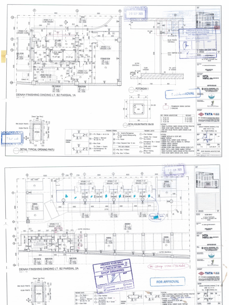Ruang Panel & Pompa Lt. B2 - Lt. GF | PDF