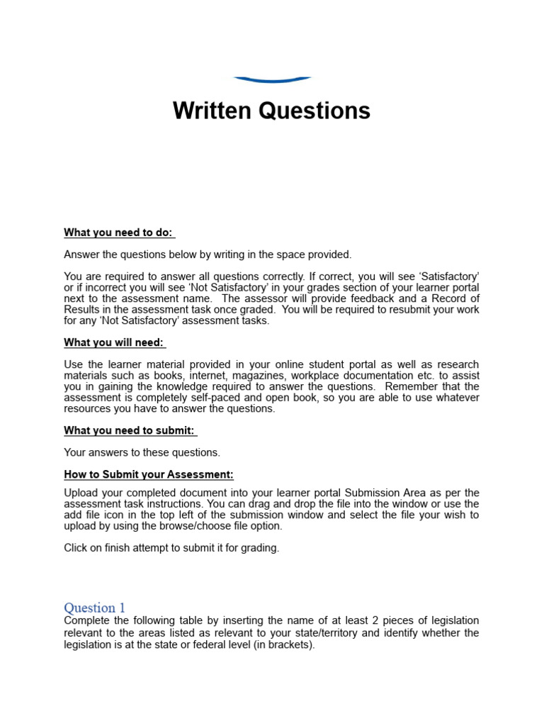 Done CPPREP4002 - Written Question v1.5 | PDF | Law Of Agency | Property Management