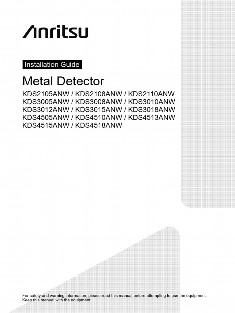 Anritsu Metal Detector Parte 3 | PDF | Belt (Mechanical) | Bearing ...