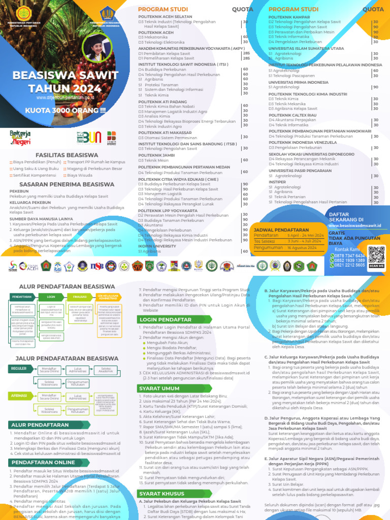 Poster Beasiswa SDMPKS Th 2024_ALL | PDF