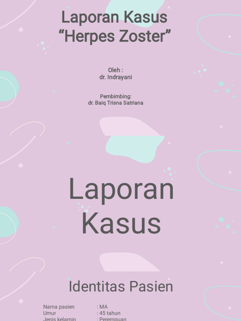 Lapsus Herpes Zoster | PDF