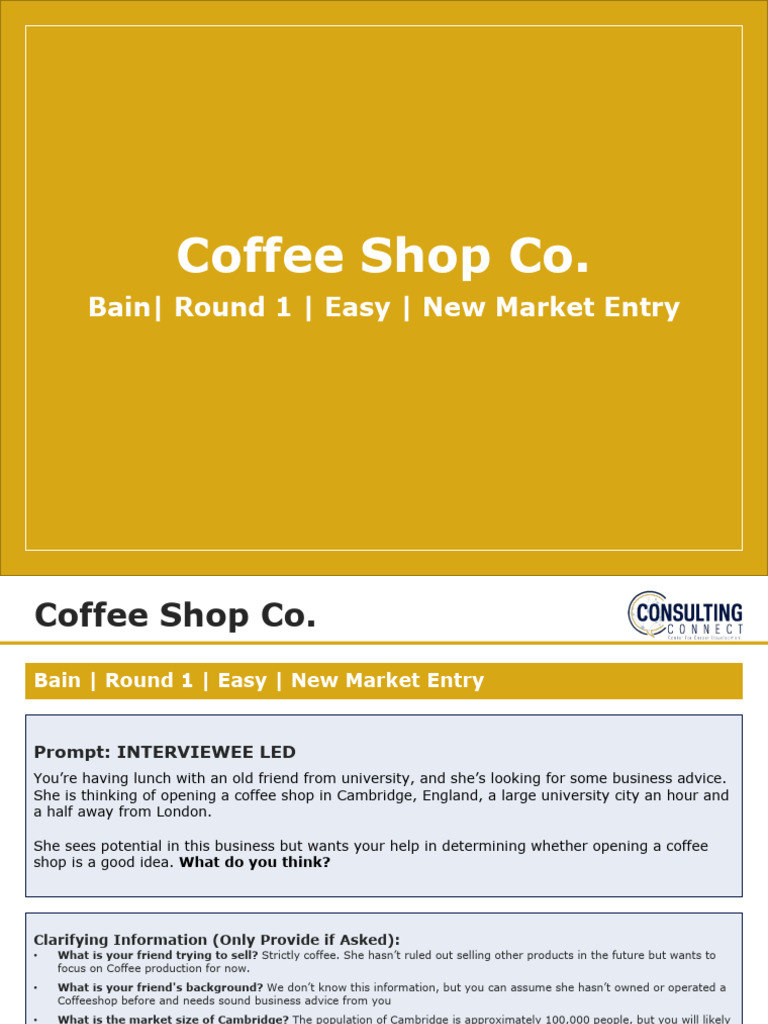 Bain - Coffee Shop | PDF