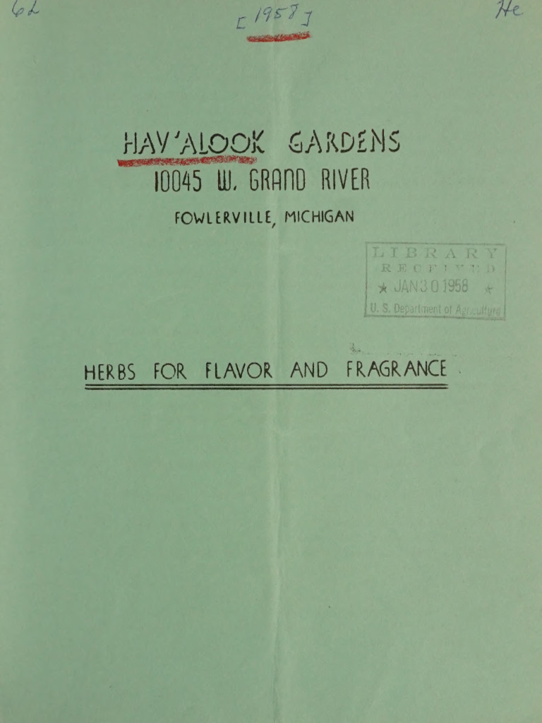 Herb Varieties for Flavor and Fragrance | PDF | Dill | Mentha