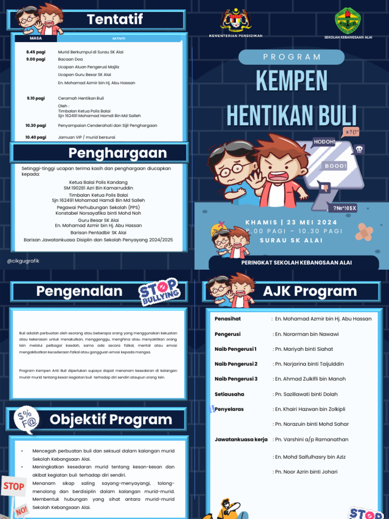 buku program hentikan buli 2024 | PDF