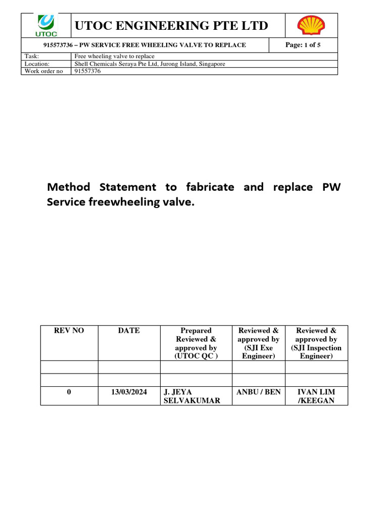 Method Statement | PDF | Nondestructive Testing | Welding