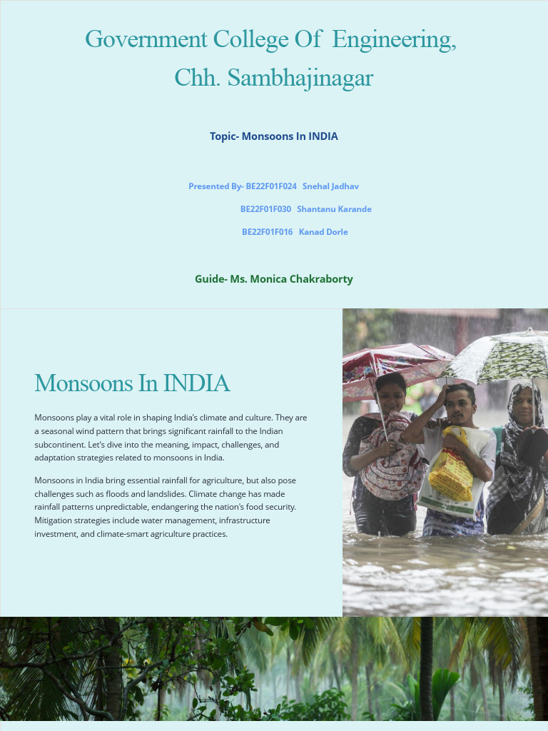 Geology N | Download Free PDF | Monsoon | Rain