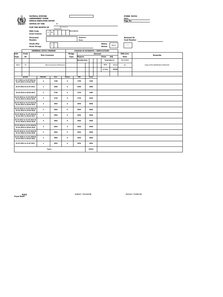 Conveyance Allowance 12 To 15 | PDF