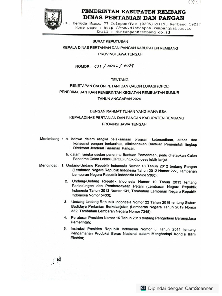 SK Sumur - Rembang | PDF