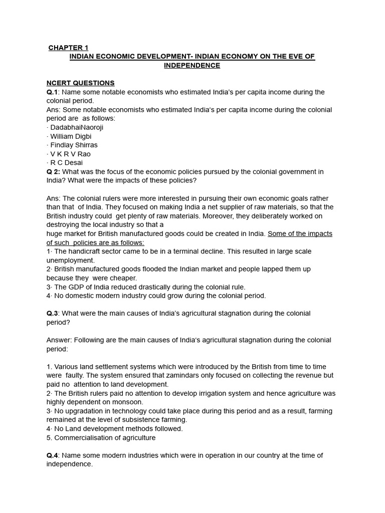 Ied Notes Pdf Subsidy Economy Of India