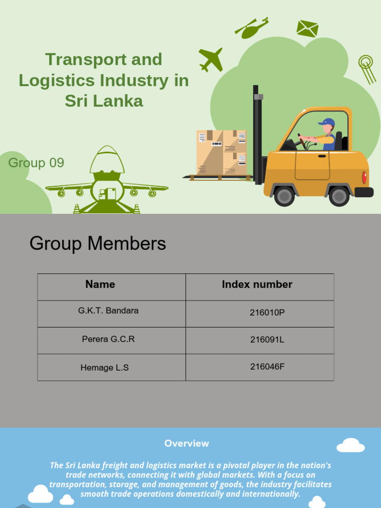 Sri Lanka Logistics Market Overview | PDF | Logistics | Transport