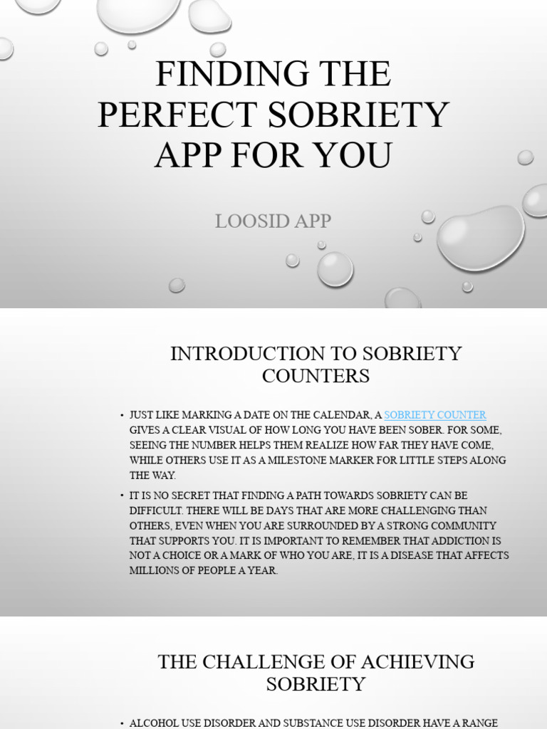 Choosing the Best Sobriety App | PDF | Sobriety | Substance Use Disorder
