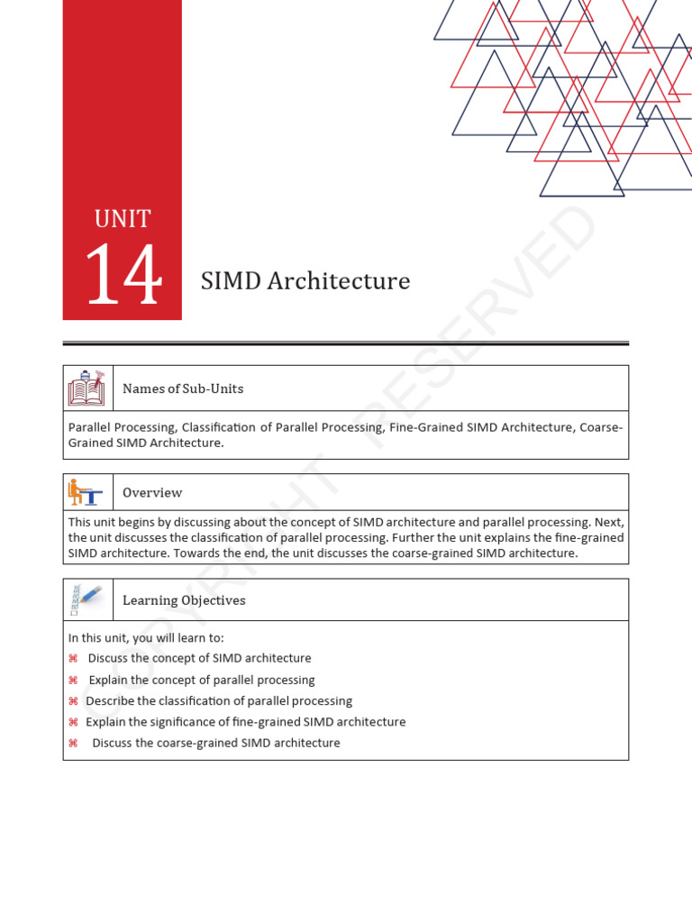 MCA Computer Organization and Architecture 14 | PDF | Parallel Computing | Central Processing Unit