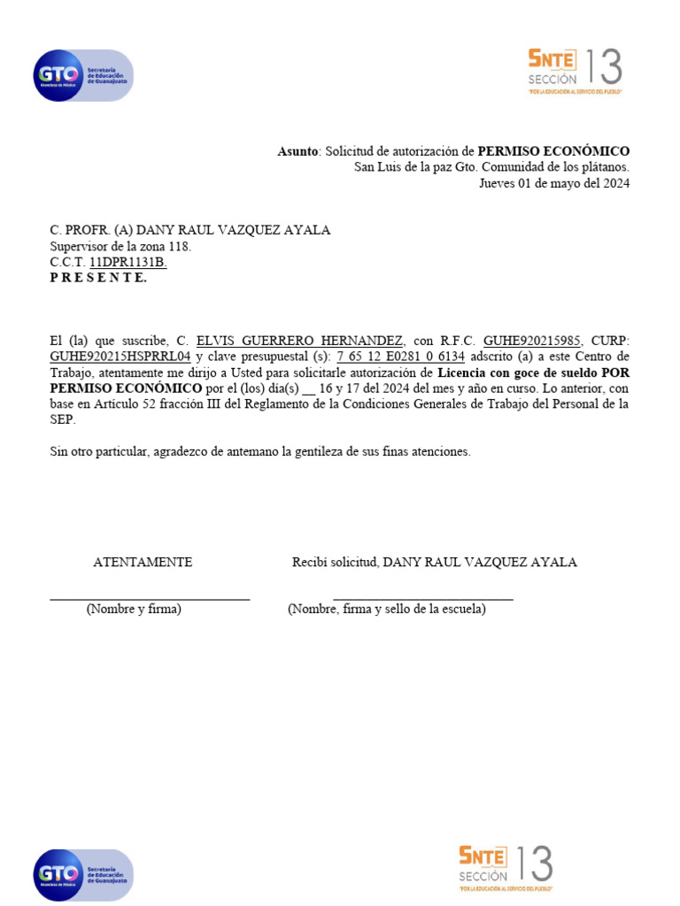 Formatos SNTE-2 | PDF | Gobierno