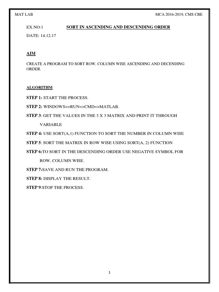 Matlab Final | Download Free PDF | Matrix (Mathematics) | Matlab