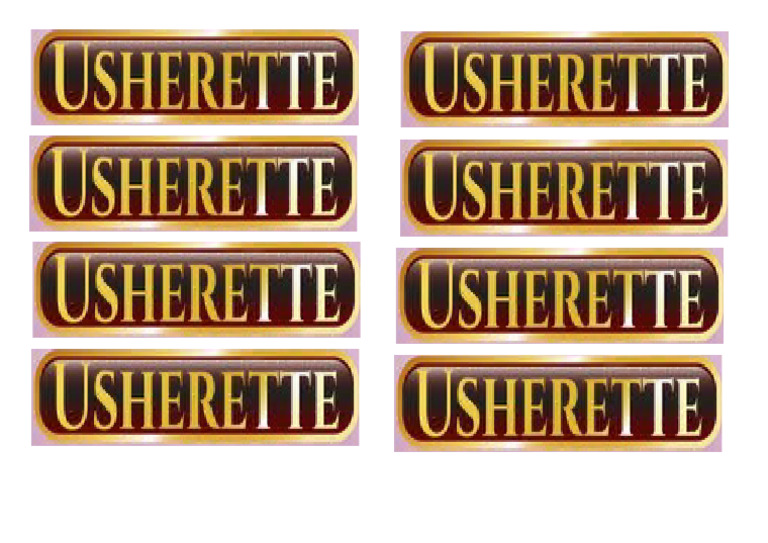 Usherette Template | PDF