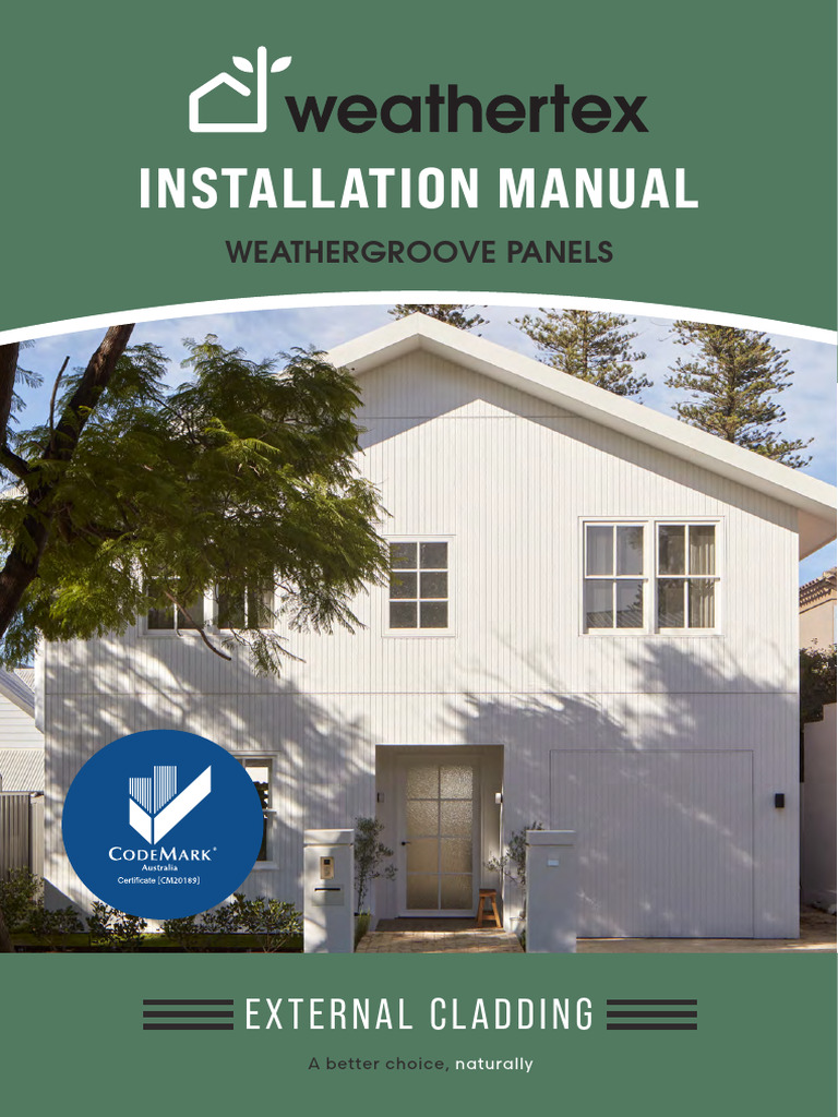 Weathertex Installation Guidelines | PDF | Framing (Construction) | Paint