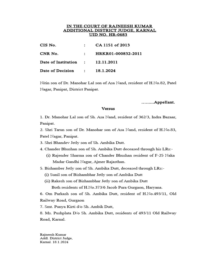 Appeal on Property Ownership Dispute | PDF | Lawsuit | Judgment (Law)