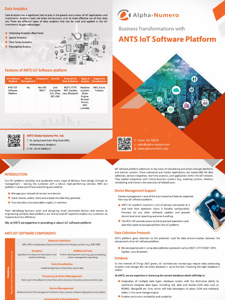 An Brochure IoT_v2 | Download Free PDF | Computer Networking | Network Protocols