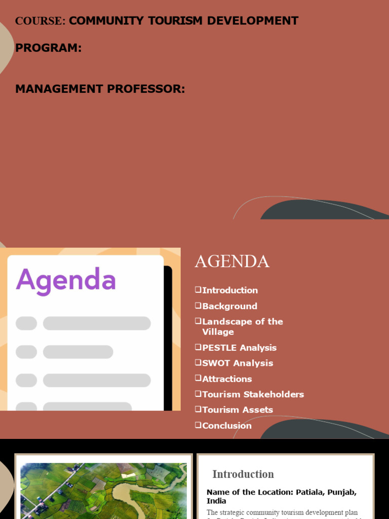 Community Tourism Development | PDF | Tourism | Economies