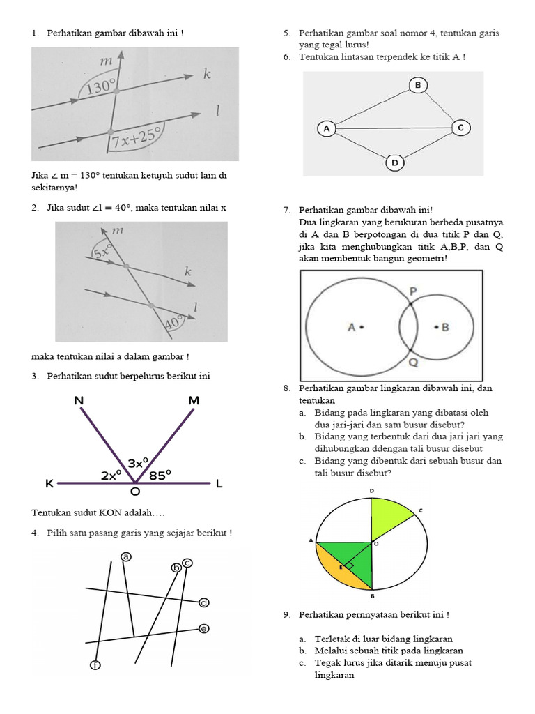 Soal Uas Aqila Matematika 2 | PDF