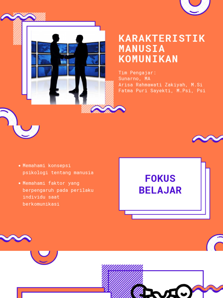 KARAKTERISTIK MANUSIA KOMUNIKAN-min | PDF