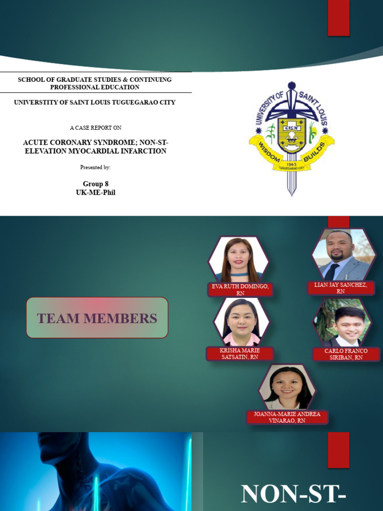 Group 8 STEMI Case Report | PDF | Myocardial Infarction ...