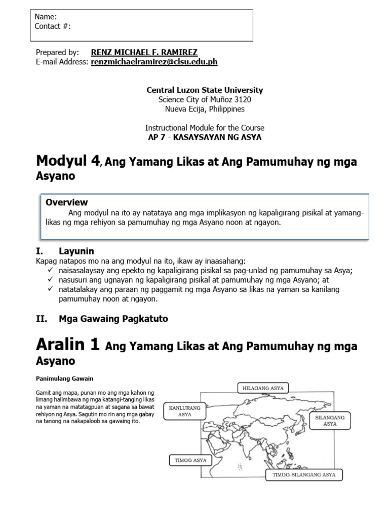 AP7-Week-7-8-Module-1-Quarter-2 | PDF
