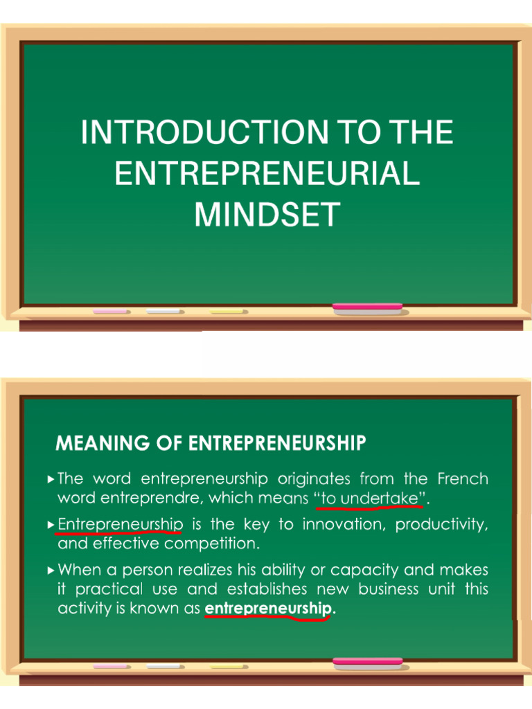 Lesson 1-Entrep | PDF