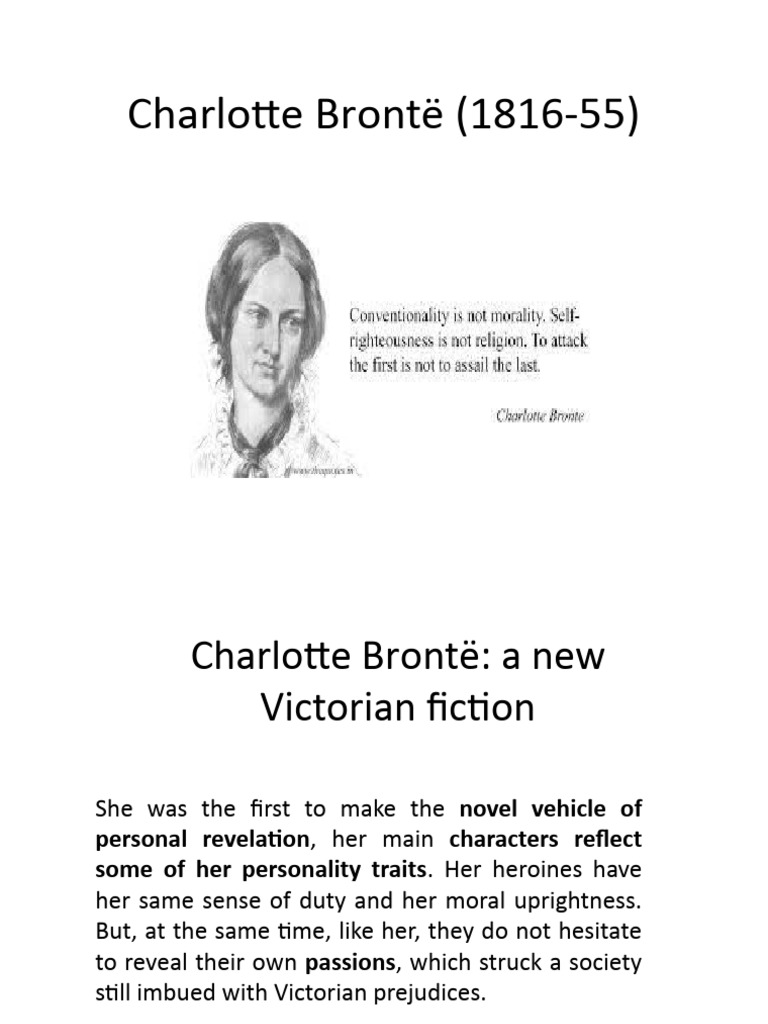 Charlotte Brontë's Jane Eyre Analysis | PDF | Charlotte Brontë | Jane Eyre