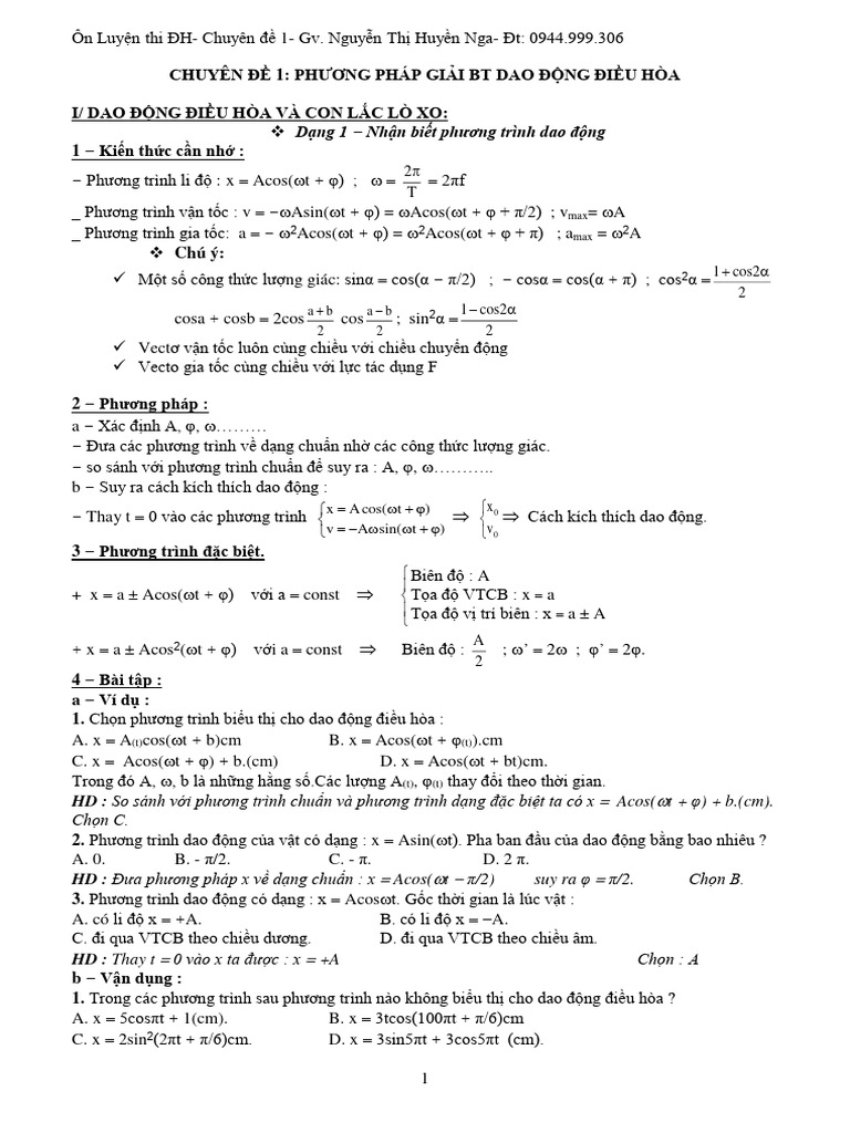 CĐ-1-2-HS-2023 | PDF