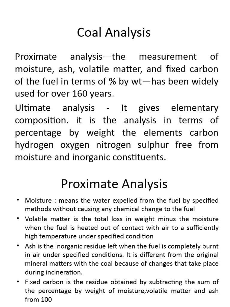 5 Proximate and Ultimate Analysis | PDF | Carbon Dioxide | Ammonia