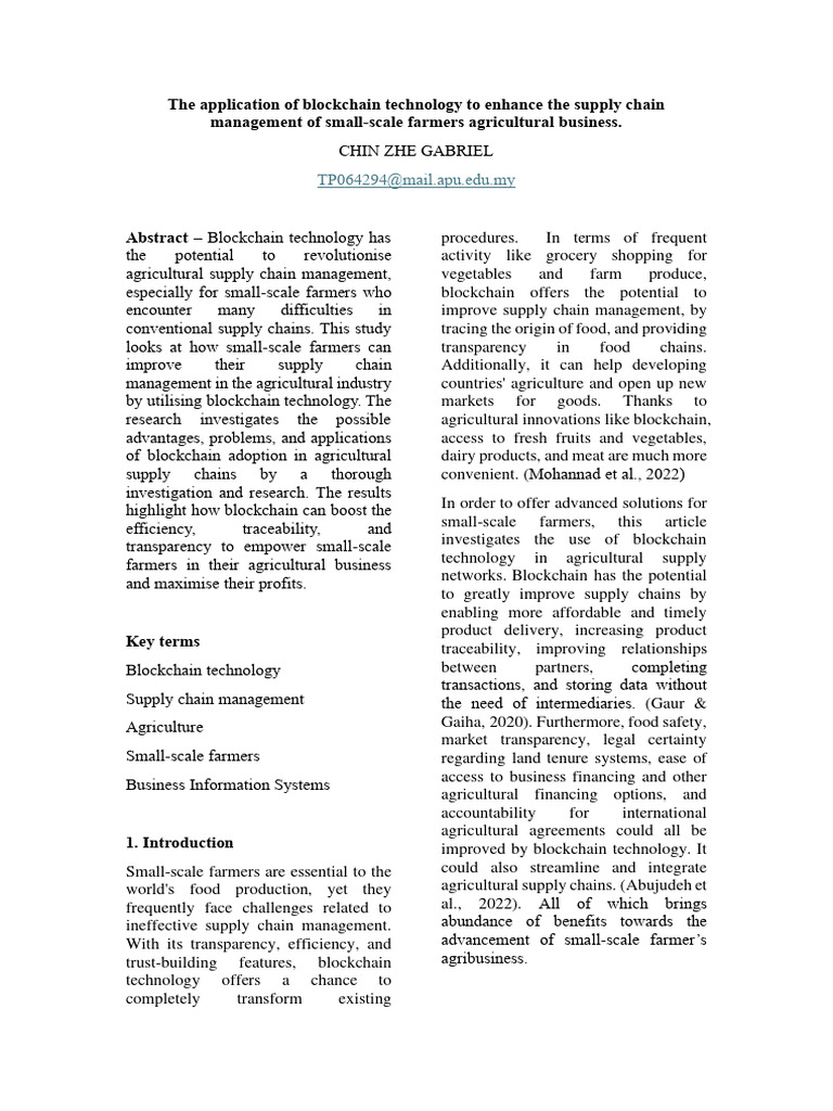 RMCT Individual Assignment | PDF | Supply Chain | Supply Chain Management