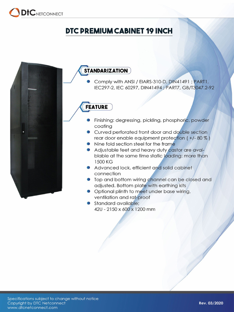 dtc-server-cabinet | PDF