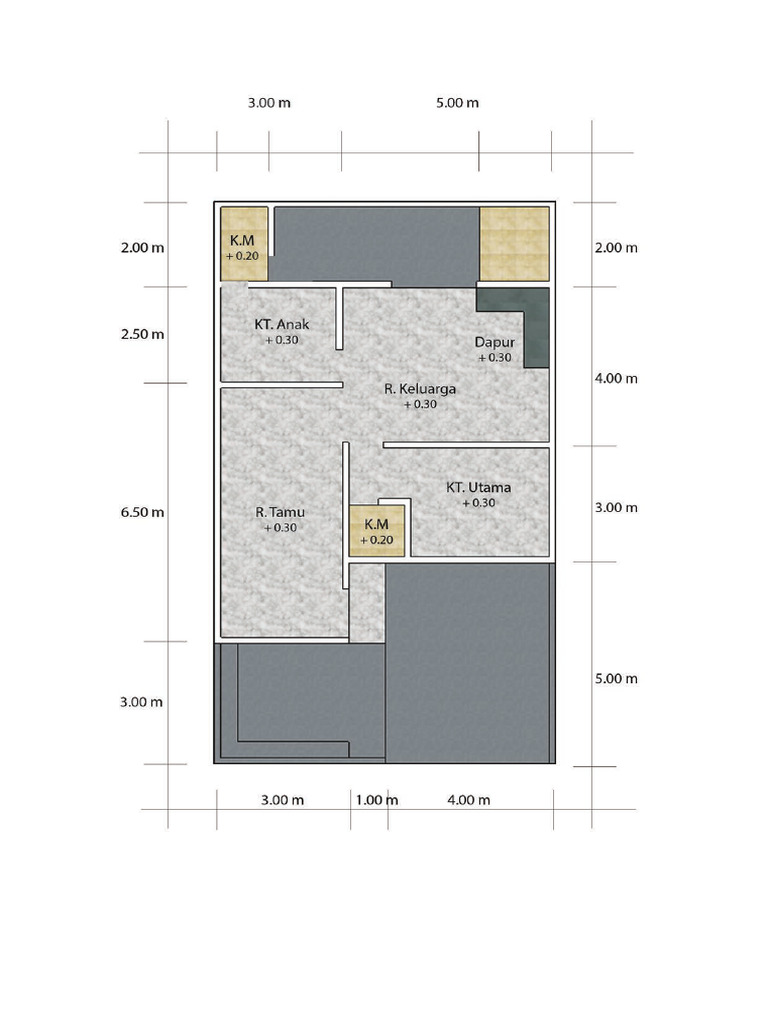 Denah Pak Syahrial | PDF