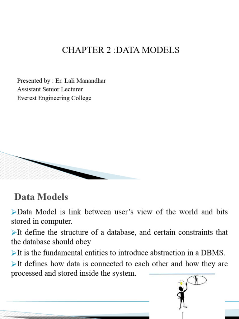 Chp2 Data Models | PDF | Data Model | Conceptual Model