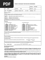 COFR Application Guide for Vessels | PDF | Surety | Guarantee