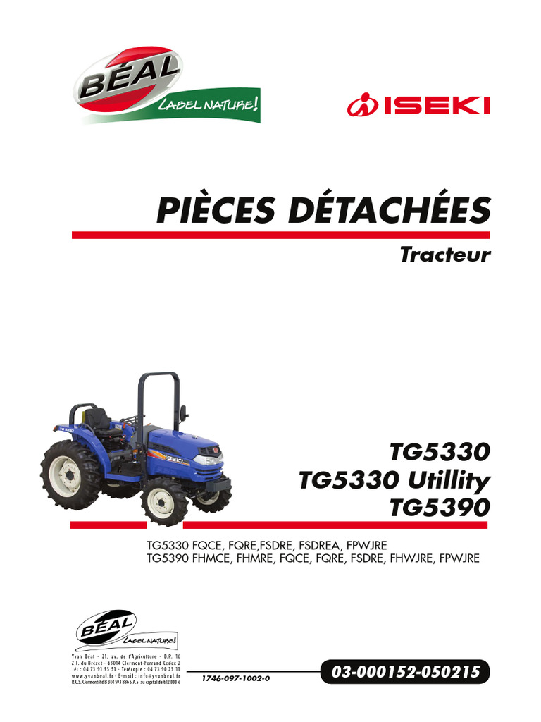 Tg5330 Iseki | PDF | Pump | Piston