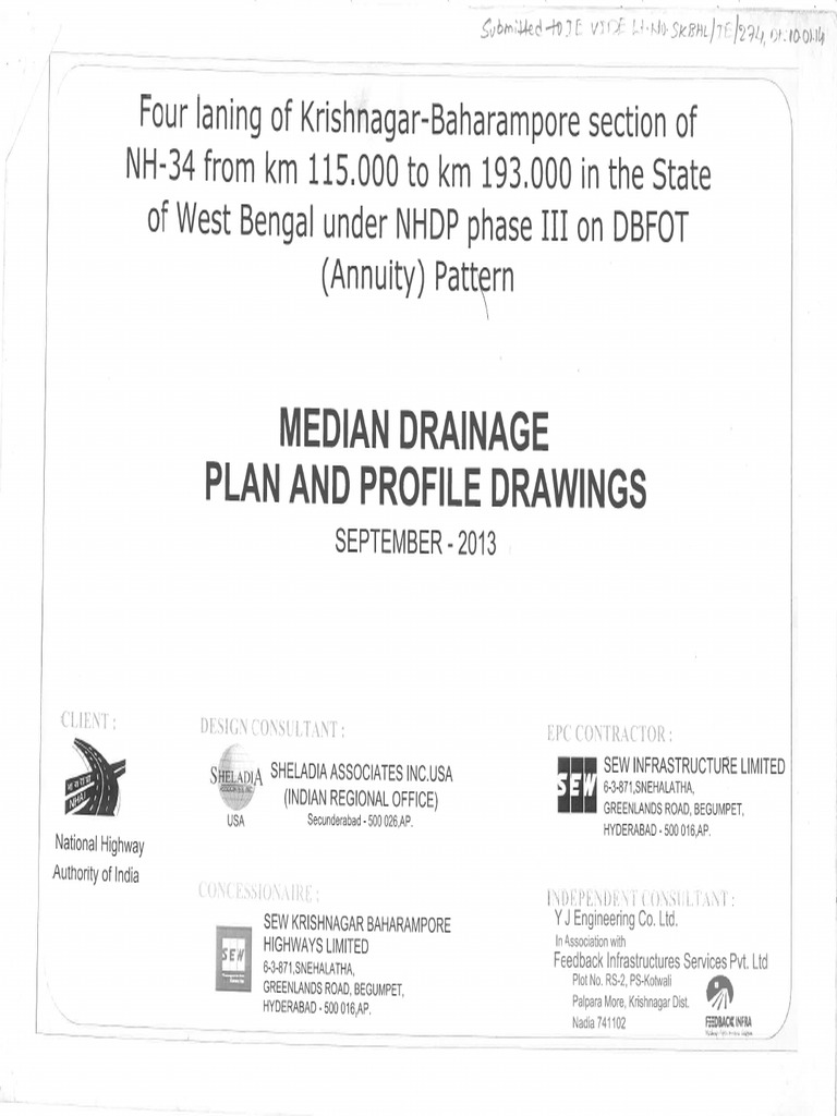Median Drainage P and P-1 | PDF