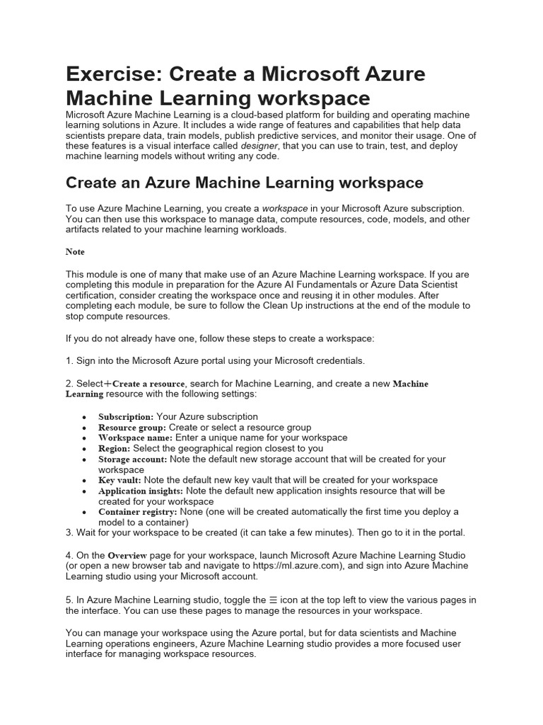 Create A Clustering Model With Azure Machine Learning Designer | PDF | Cluster Analysis ...